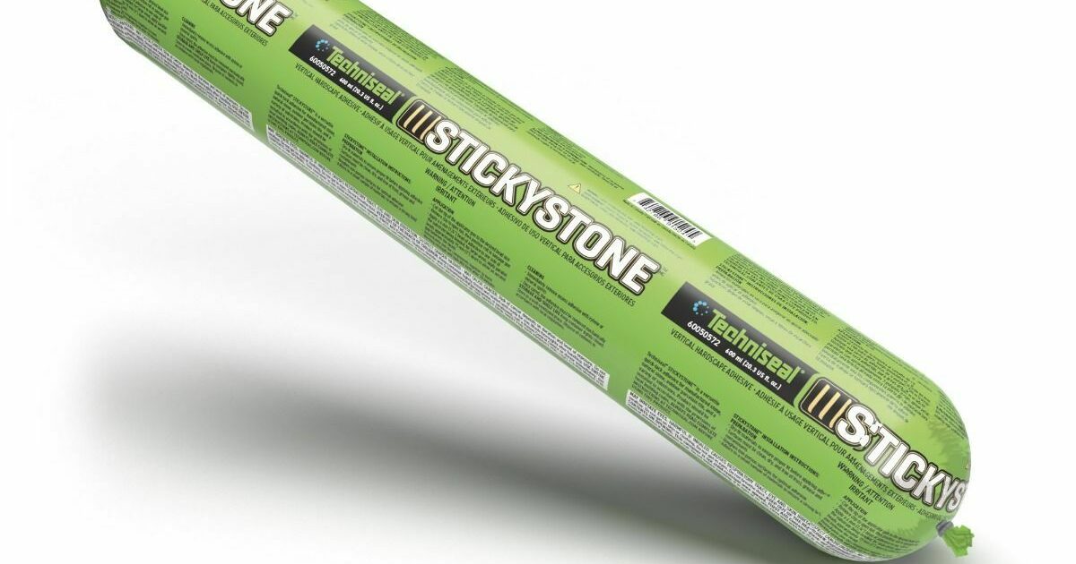 SBI Materials | STICKYSTONE - Vertical Hardscape Adhesive